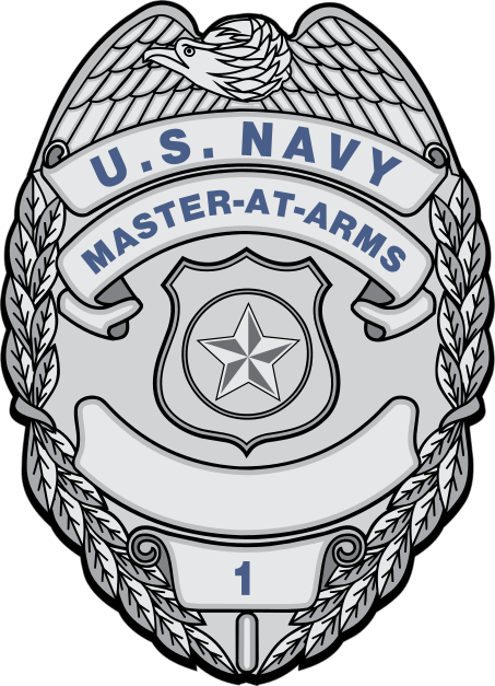 Navy Master-At-Arms Badge Sticker - 50+ Color Options!