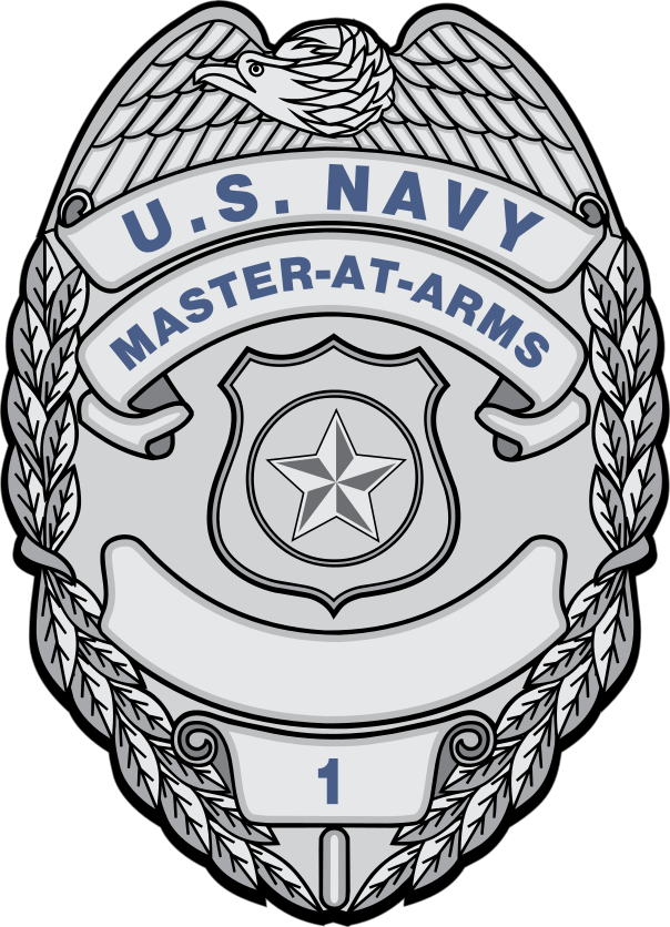 Navy Master-At-Arms Badge Sticker - 50+ Color Options!