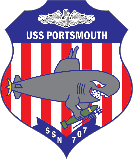 Navy Submarine Ssn 707 Uss Portsmouth Sticker Shipped Fast & Free!