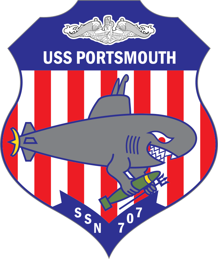 Navy Submarine Ssn 707 Uss Portsmouth Sticker Shipped Fast & Free!