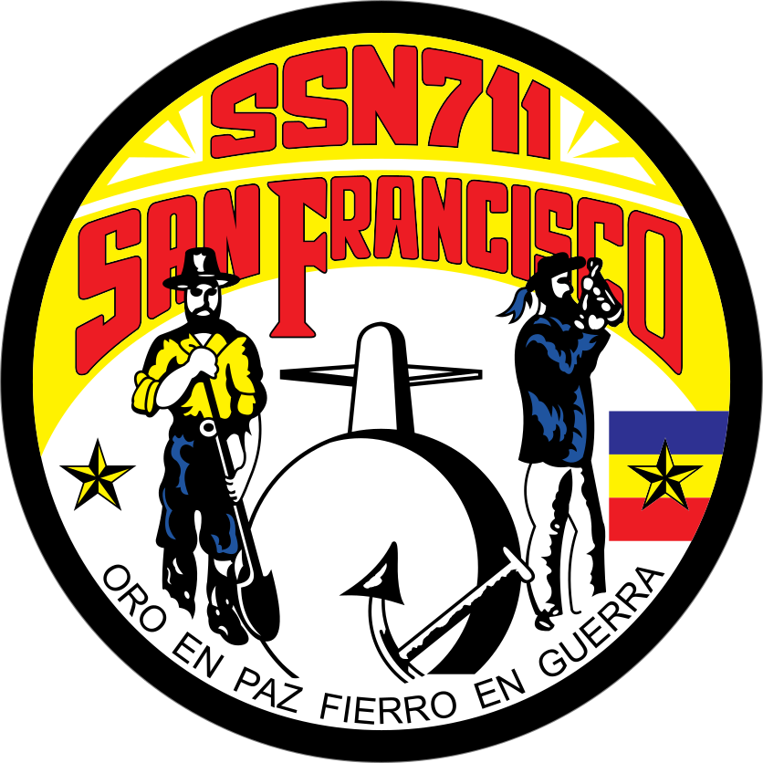 Navy Submarine Ssn 711 Uss San Francisco Sticker - 50+ Color Options!