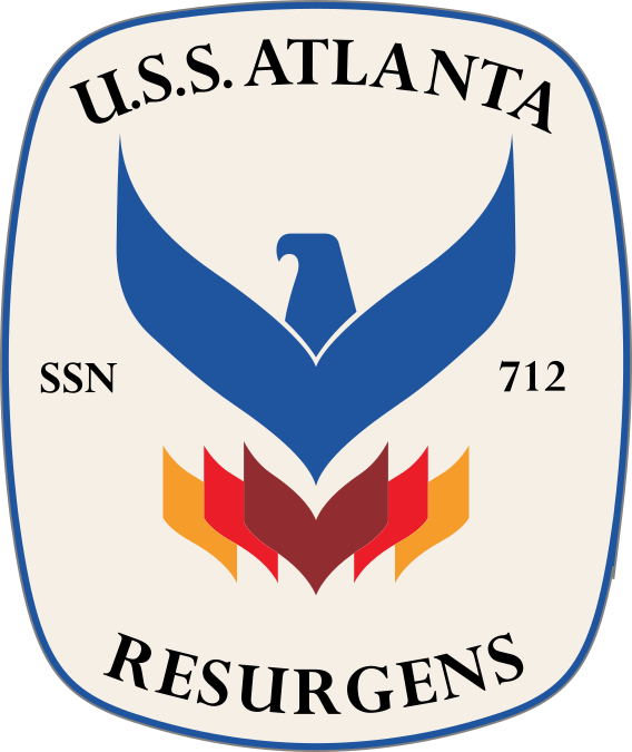Navy Submarine Ssn 712 Uss Atlanta Sticker