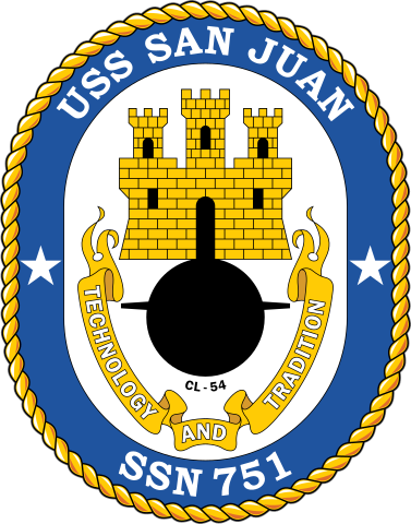 Navy Submarine Ssn 751 Uss San Juan Sticker
