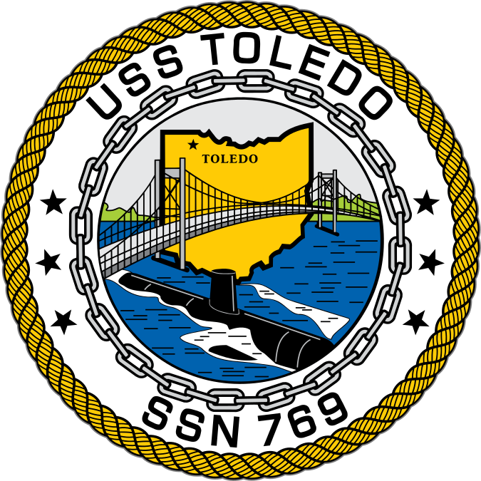 Navy Submarine Ssn 769 Uss Toledo Sticker Shipped Fast & Free!
