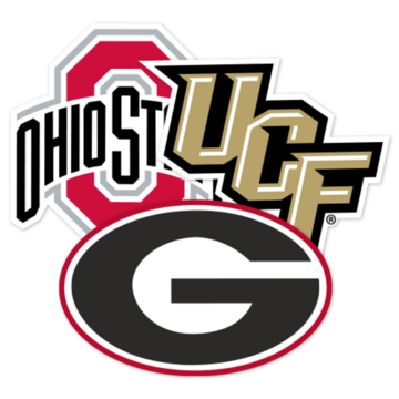 Official NCAA College Basketball Stickers | Team Logo Decals