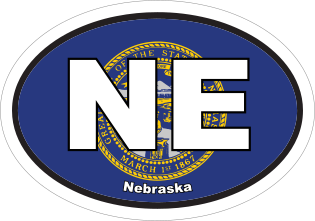 Nebraska State Stickers and Decals | Free Shipping