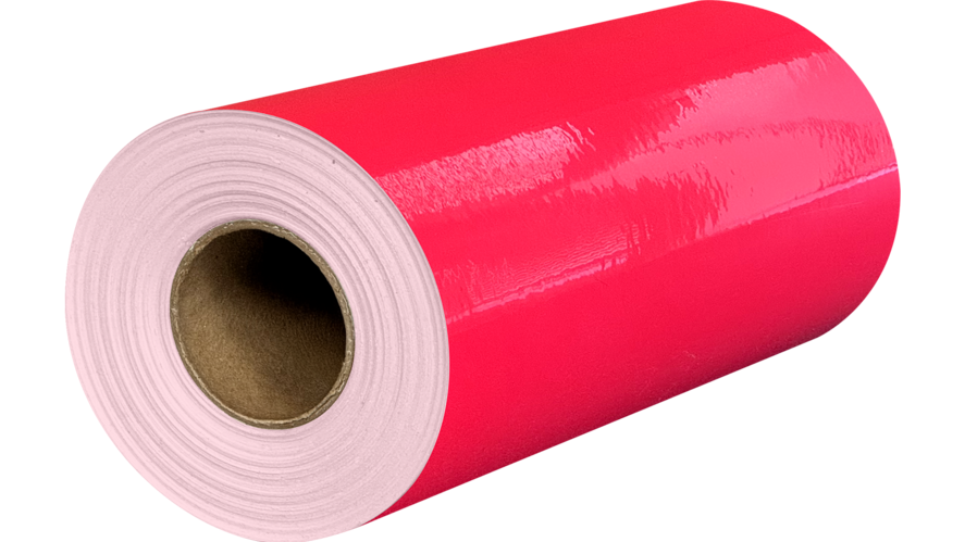 Neon Vinyl Material for High-Visibility Stickers and Transfer Decals