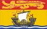 New Brunswick Flag Sticker Shipped Fast & Free!