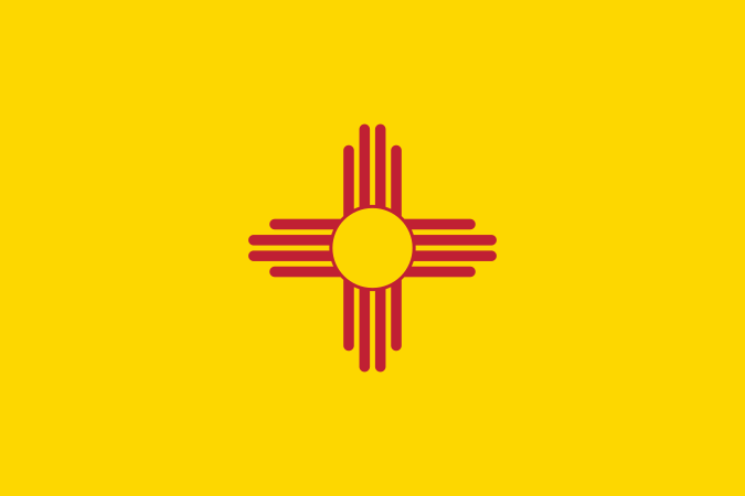 New Mexico Nm State Flag Sticker