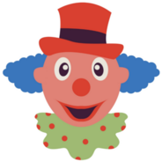 Nice Clown Face Sticker