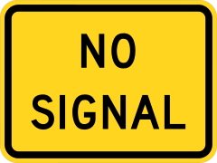 No Signal Sticker Shipped Fast & Free!