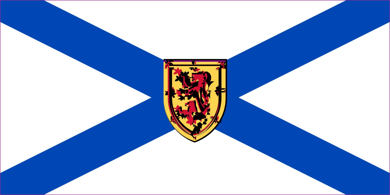 Vibrant, High-Quality Nova Scotia Flag Stickers