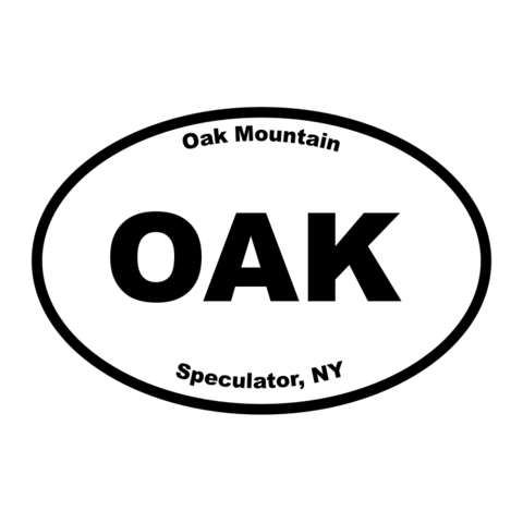 Oak Mountain Oval Sticker