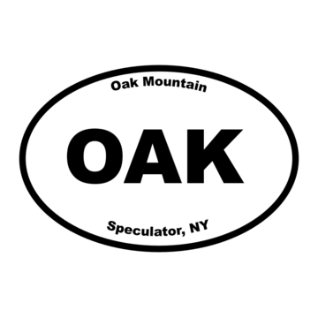 Oak Mountain Oval Sticker