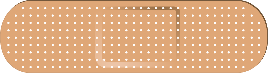 Oblong Band Aid Magnet - Fast Shipping & No Minimums