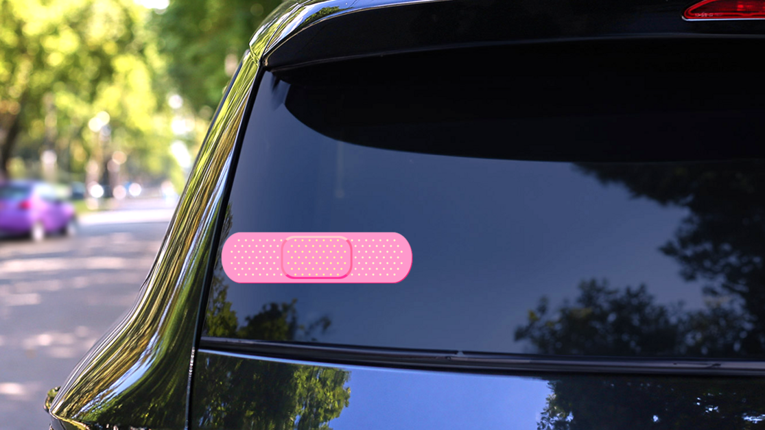 Oblong Pink Band Aid Bandage Sticker Shipped Fast & Free!