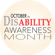 October Is National Disability Awareness Month Sticker