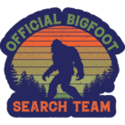 Official Bigfoot Search Team Sticker