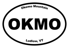 Okemo Mountain Oval Sticker