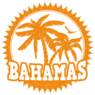 Orange Bahamas Sticker