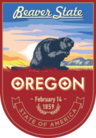 Oregon Banner Sticker