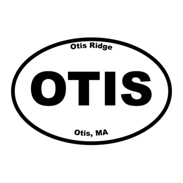 Otis Ridge Oval Sticker