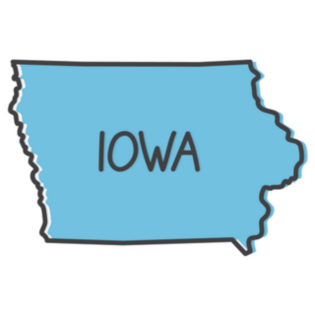 Iowa Car Stickers and Decals