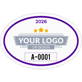 Custom Parking Permit Stickers & Hang Tags