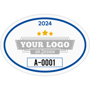 Customizable Parking Permits – Premium Vinyl Material