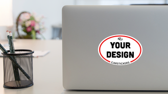 Affordable Custom Oval Stickers & Car Decals | Car Stickers