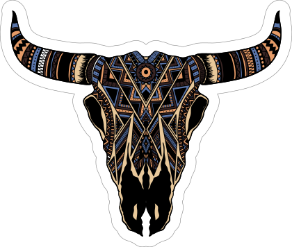 Bull Horn, Rodeo, Bull Riding Stickers & More | Car Stickers