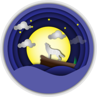 Customizable Vinyl Coyote Stickers | Coyote Car Decals