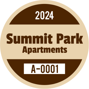 Custom Circle Parking Permit Decals | Car Stickers