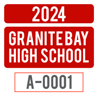 Custom Square Parking Permit Decals | Car Stickers