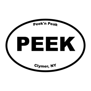 Peek'n Peak Oval Sticker