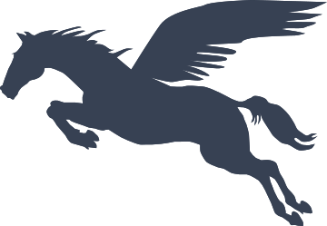 Vibrant, High-Quality Pegasus Flying Stickers