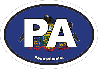 Pennsylvania Car Stickers and Decals