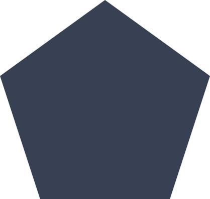 Pentagon Shape Sticker - 50+ Colors!