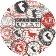 Peru Set Of Stamps Travel Passport Stamps Sticker