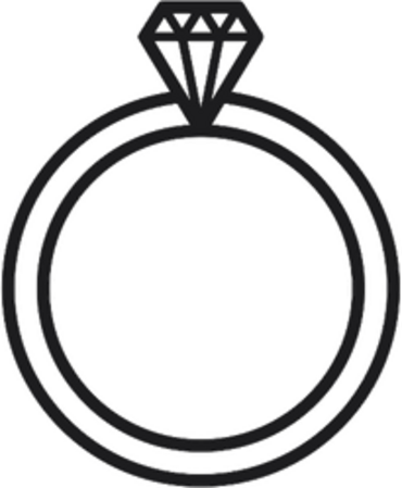 Petite Diamond Ring Sticker