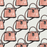 Petite Handbag Pattern Sticker