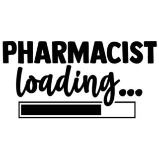 Pharmacist Loading… Lettering Sticker