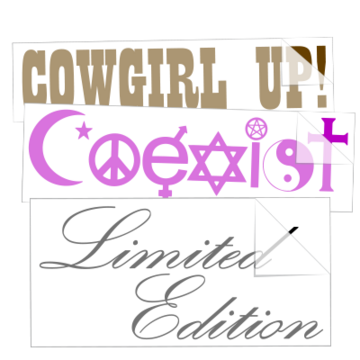 Popular Phrases & Sayings on Stickers and Car Decals