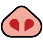 Pig Nose Flat Icon Sticker