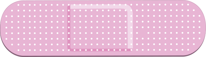 Pink Band Aid Bandage Sticker