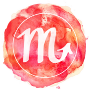 Pink Watercolor Scorpio Zodiac Sign Sticker