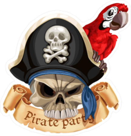 Pirate Party Sticker