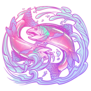 Pisces Zodiac & Astrology Stickers & Car Decals
