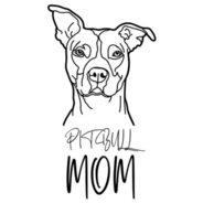 Pitbull Handwritten Sticker