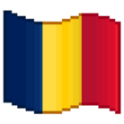 Pixel Cha d Flag Sticker